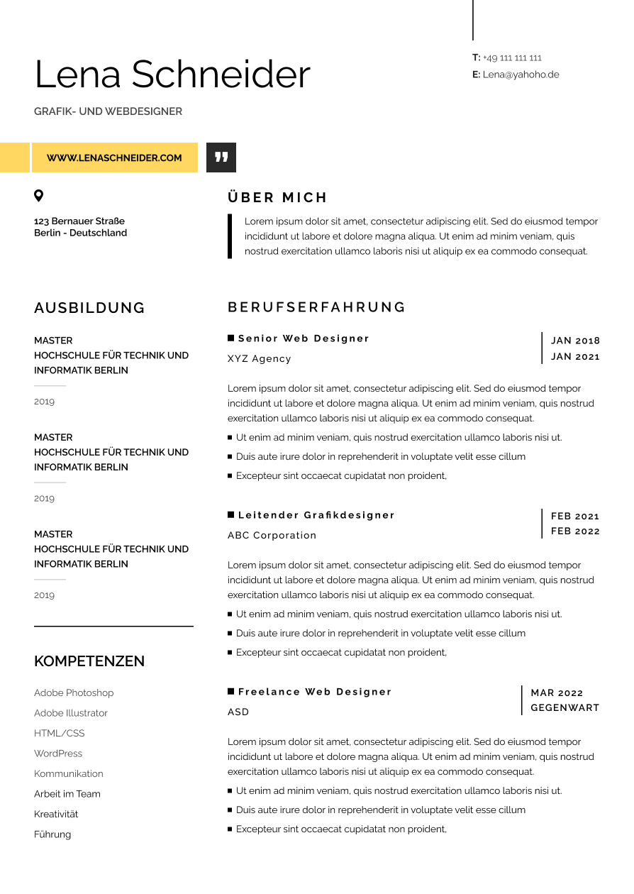 CV Lite - Die Nummer 1 unter den Online-Lebenslauf-Erstellern